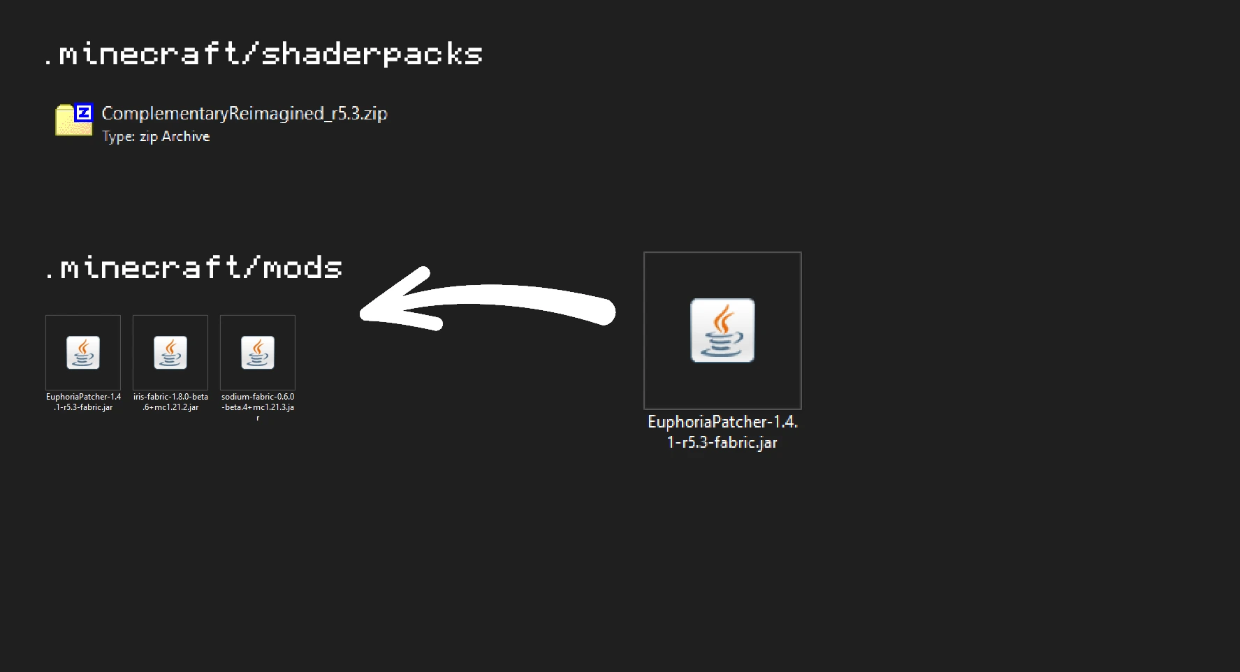 How to Install Euphoria Patches – Minecraft Shader